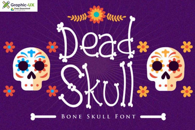 Skull Font – GraphicUX