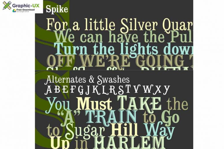 Spike Font – GraphicUX