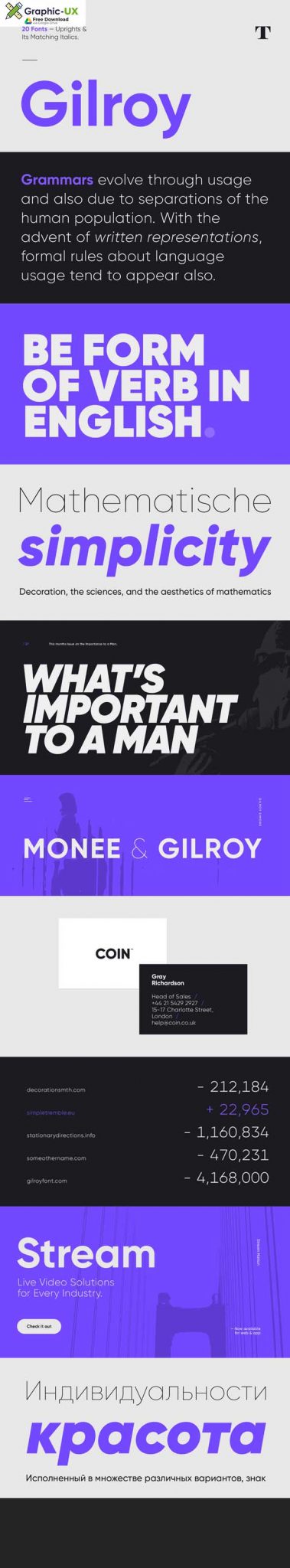 Gilroy Font – GraphicUX