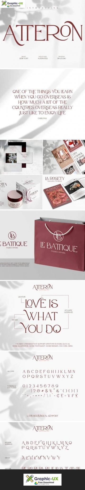 Atteron Serif Font – GraphicUX