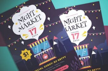 Night Market Flyer – GraphicUX