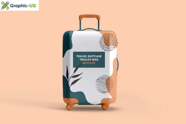 Travel Suitcase Trolley Bag Mockups – GraphicUX