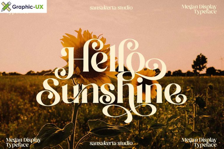 Megan Display Font – GraphicUX