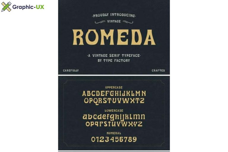 Romeda Font – GraphicUX