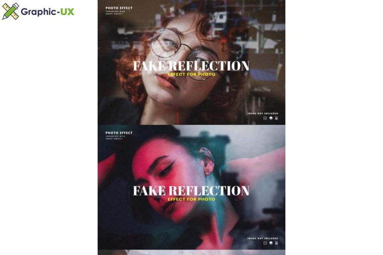 Fake window reflection overlay photo effect – GraphicUX