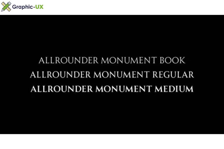 Graphic UX: Download Allrounder Monument Book Font | Graphic UX