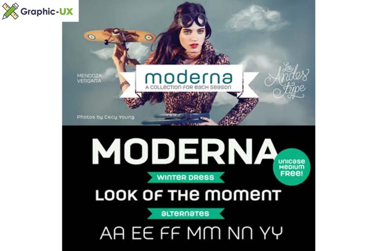 Moderna Font – GraphicUX